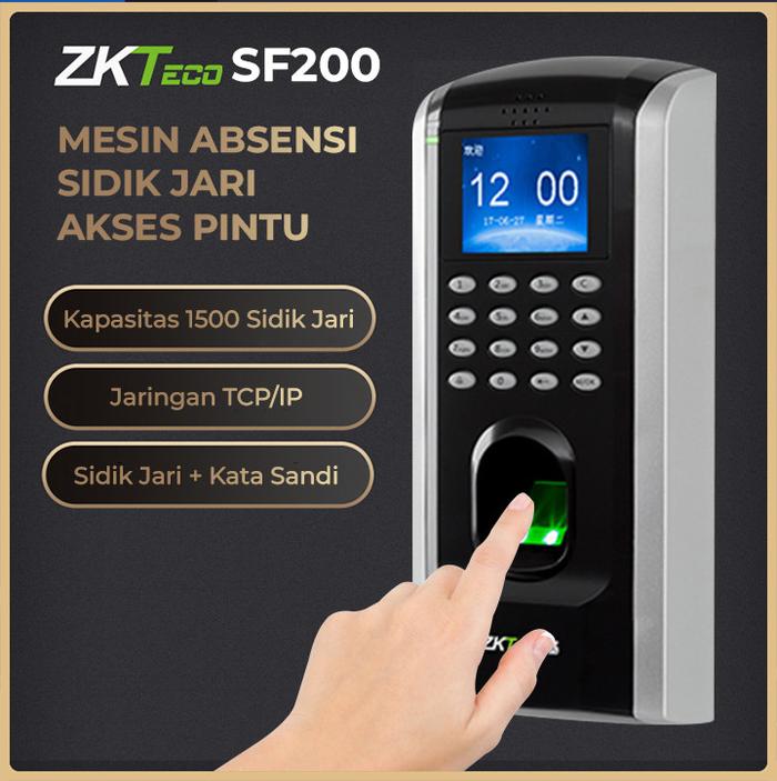 Jual ZKTECO SF200 Mesin Absensi Fingerprint | Mesin Absensi Sidik Jari | Access Door - Jakarta ...