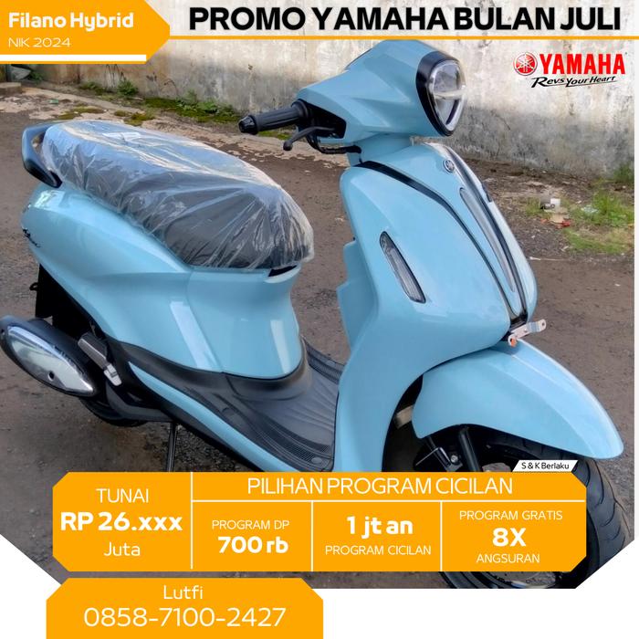 Jual Yamaha Grand Filano Neo Cyan / Motor Filano Biru Langit / Grand ...