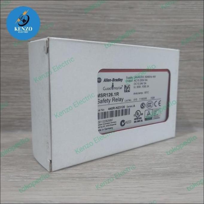 Jual SAFETY RELAY 24V AC/DC MSR126.1R 440R-N23120 A ALLEN BRADLEY AB ...