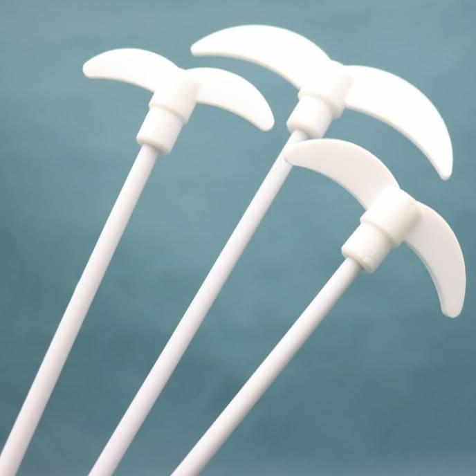 Jual PTFE Stirring Rod 30cm. Type Crescent Shape. Batang Pengaduk Lab ...