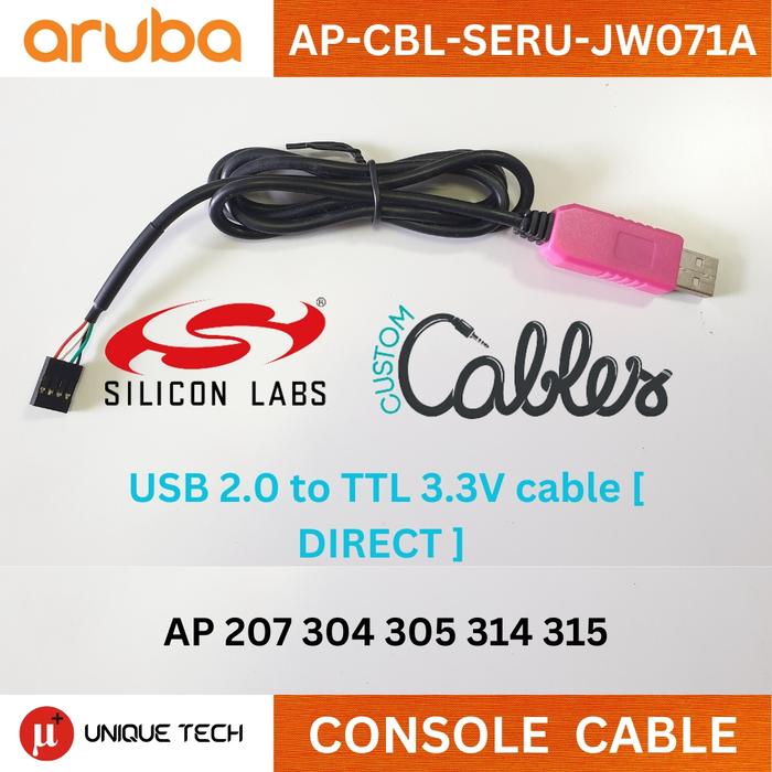 Jual ARUBA AP-CBL-SERU JY728A JW071A AP CBL SER CONSOLE ADAPTER CABLE ...