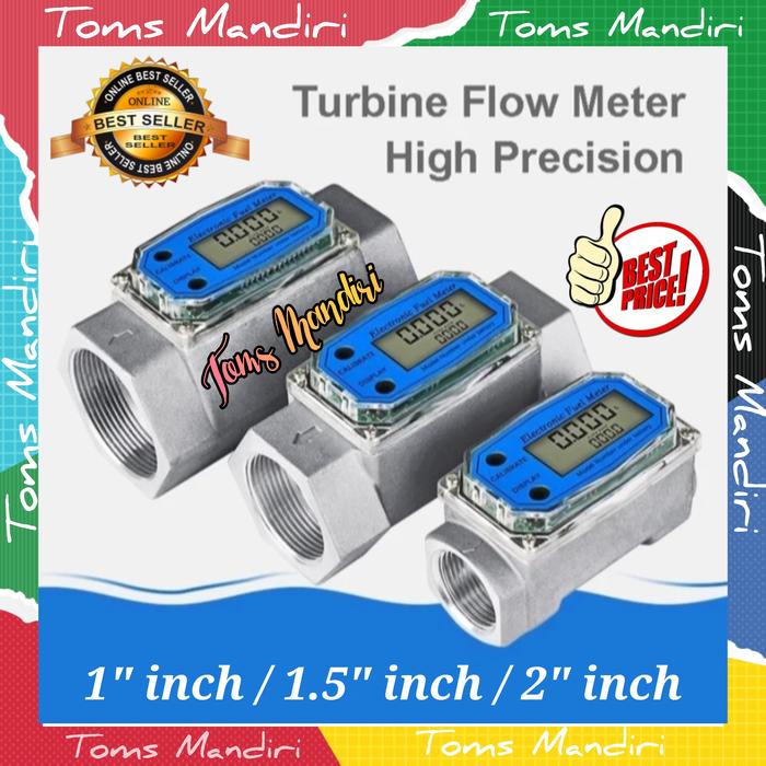 Jual Digital Flow Meter Turbin Display Lcd Fuel Flowmeter 1" inch - Jakarta Barat - Toms Mandiri ...