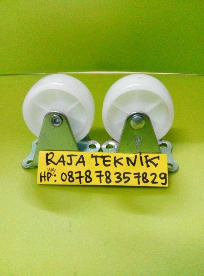 Jual roda nilon 2 inch / roda Nilon putih 2" / roda Nilon 2" putih ...