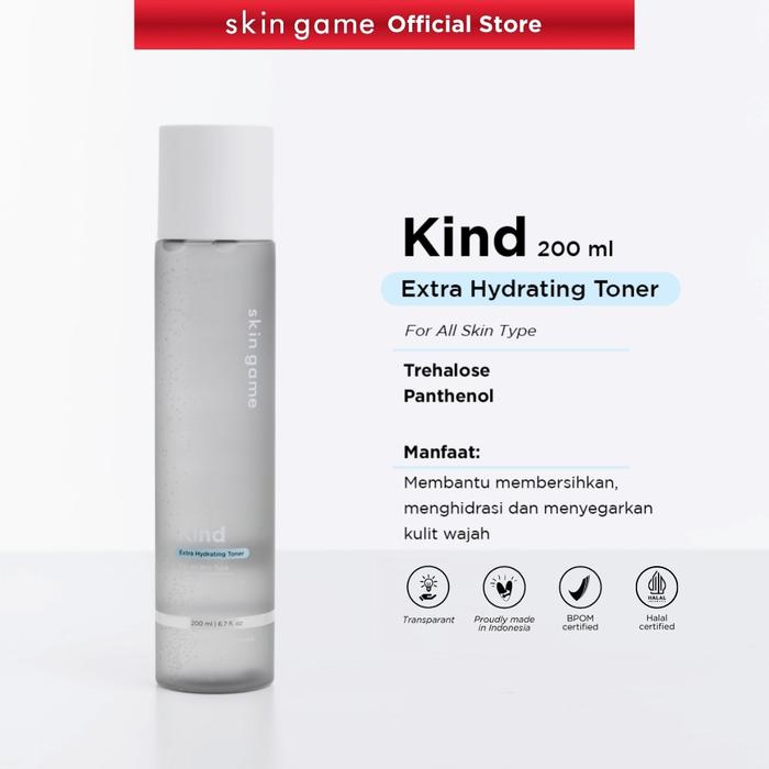 Promo Skin Game Kind Extra Hydrating Toner 200 ml - Toner Menghidrasi ...