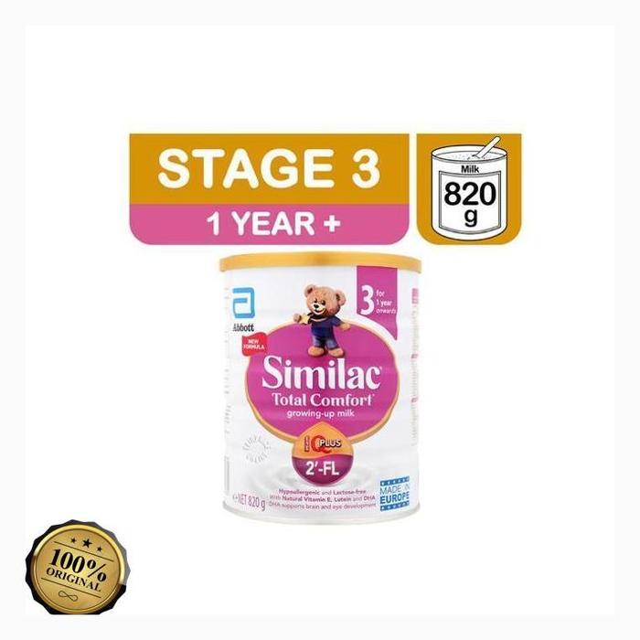 Jual Ready Abbott Similac Total Comfort Growing Up Milk Formula Stage 3 ...