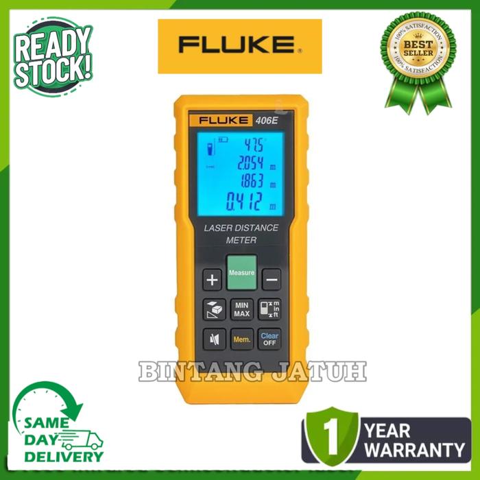 Jual Laser Distance Meter Fluke 406E Meteran Laser Digital Rangefinder ...