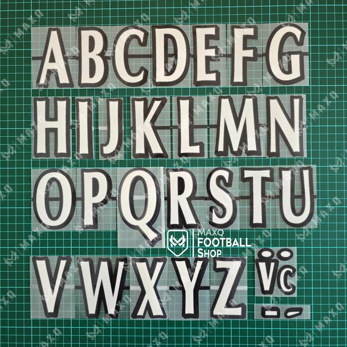 Jual [ FONT ] HURUF LIGA INGGRIS 1996 - 2007 RETRO CUSTOME PUTIH - Kab ...