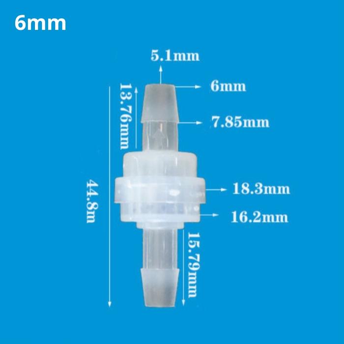 Jual Check Valve One Way Plastic Non-Return Water Inline Fluids for ...