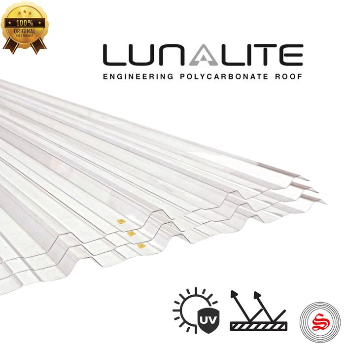 Jual Spandek Transparant/Atap Spandek Clear Lunalite Tebal 0,8mm Lebar ...