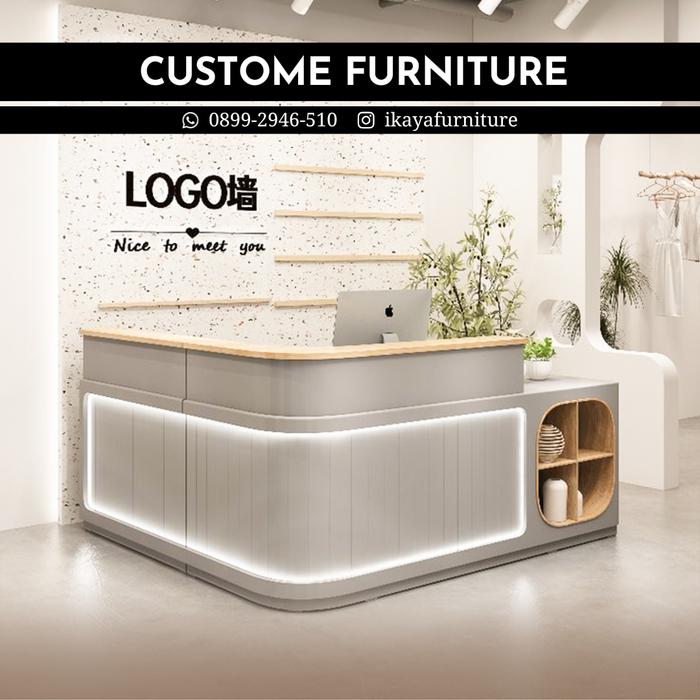 Jual Custom meja resepsionis kantor modern mewah - Kab. Tangerang ...