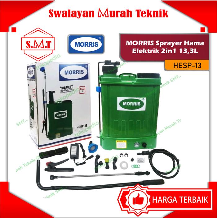 Jual Sprayer Hama Elektrik 2in1 13,3L MORRIS HESP-13 Alat Semprot Hama Aki - Kota Semarang ...