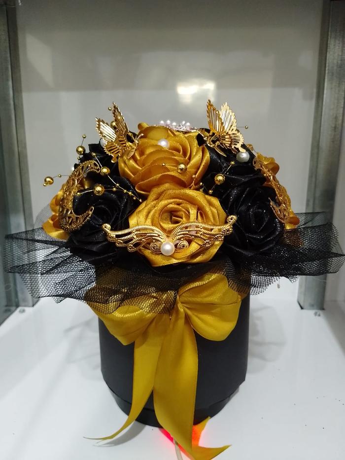 Jual bloom box bunga bouquet souvenir premium/ graduation / ulang tahun ...