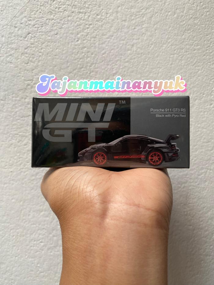 Jual MINI GT PORSCHE GT3 RS BLACK 681 DIECAST MINI GT 681 PORSCHE GT3 ...