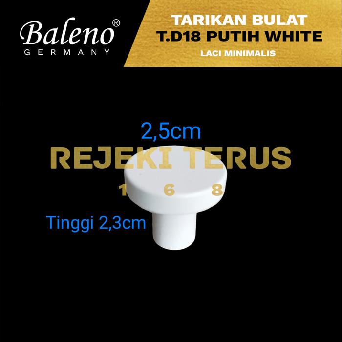 Jual Tarikan Knob Handle Gold Black White D18 D17 Laci Minimalis Bulat ...