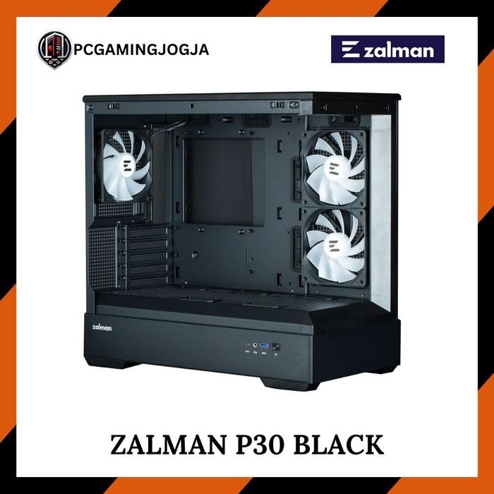 Jual CASING ZALMAN P30 BLACK MATX PC CASE FREE 3 FAN ARGB - Kab. Sleman ...