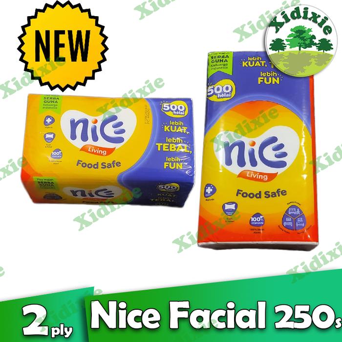 Jual Tissue Nice 250 Sheet 2ply / tissue wjah / facial tissue - Jakarta ...