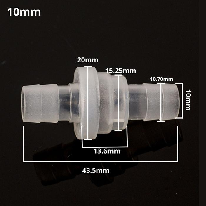 Jual Check Valve One Way Plastic Non-Return Water Inline Fluids for ...