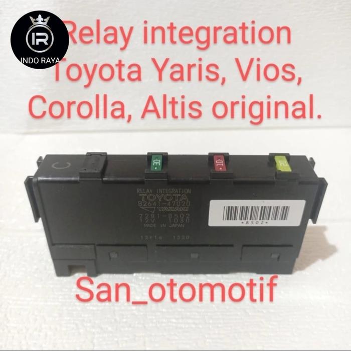 Jual RELAY Integration TOYOTA YARIS VIOS COROLLA ALTIS ORIGINAL - Kota ...