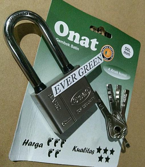Jual Kunci Gembok 50 Mm Panjang Dengan 4 Pcs Anak Kunci ... Alat ...
