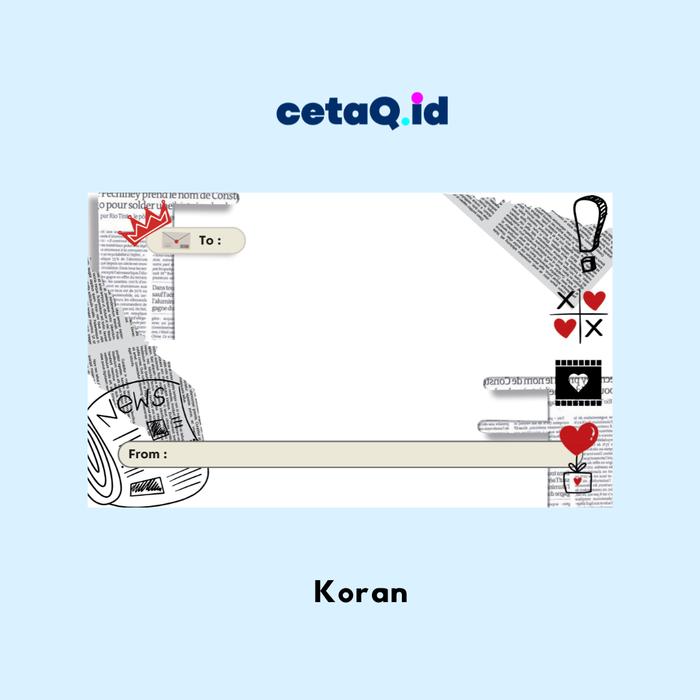 Jual [Custom Tulisan] Kartu Ucapan / Thank You Card 6 x 10 cm / Kartu ...