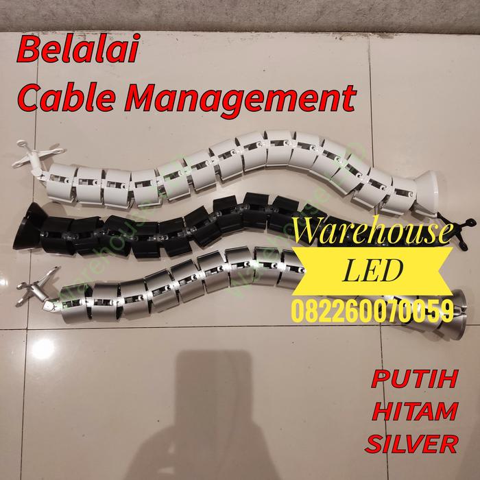 Jual Belalai Pelindung Kabel Snake Cable Management Kabel Protector ...