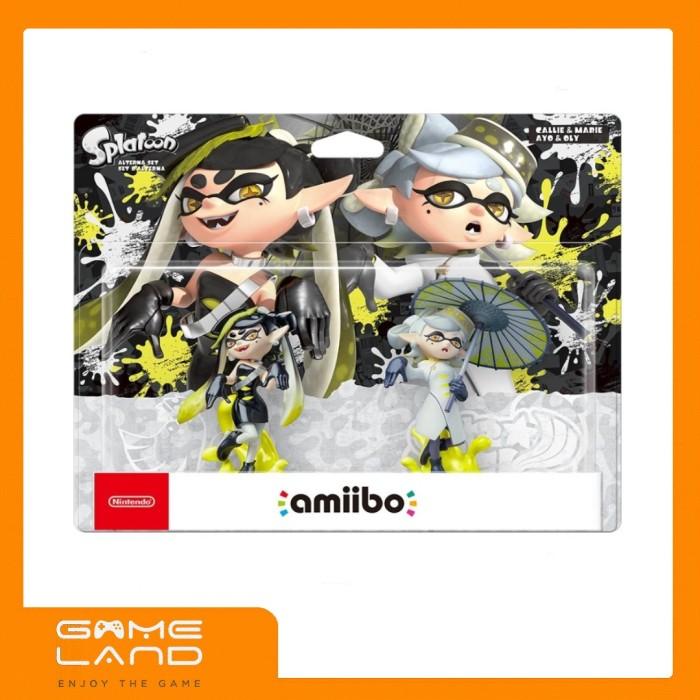 Promo Nintendo amiibo Splatoon Collection Alterna Squid Sisters Callie & Marie Character Figure ...
