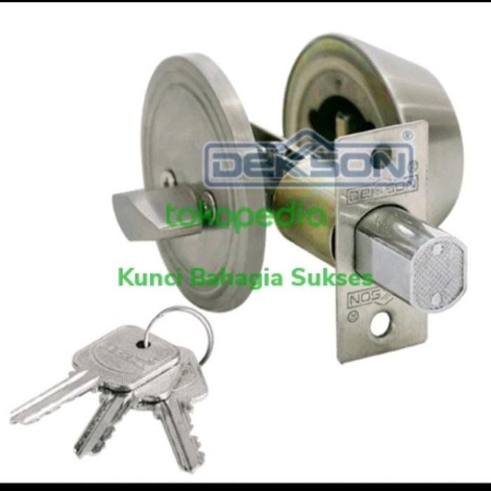 Jual DEAT LOCK DEKKSON KUNCI PINTU TAMBAHAN DL 901 TC-PUTAR DEKSON - SS ...