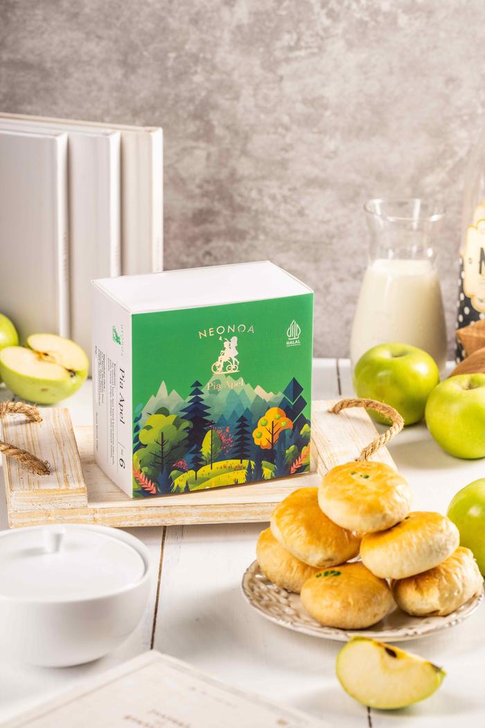 Jual Pia Apel Neonoa - Premium - Kota Batu - Neo Noa Cookies | Tokopedia