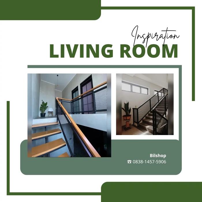 Jual Railing tangga minimalis. Railing tangga. Tangga besi. Railing ...
