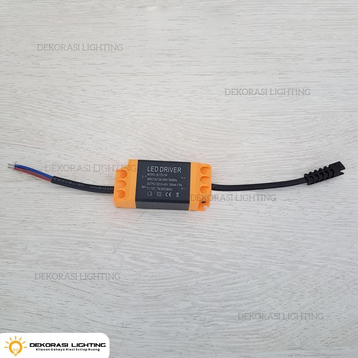 Jual Trafo driver led 8-12W ( 8W 10W 12W ) DC 24-45V 300mA downlight ...