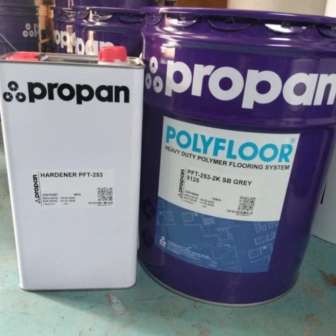 Jual Propan Polyfloor PFT 253 2K SB GREY Epoxy Lantai 20kg Set ...