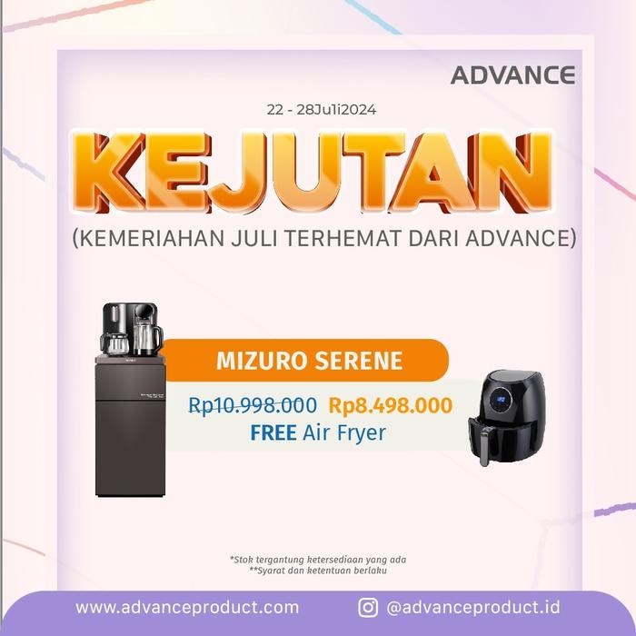 Jual ADVANCE - Reverse Osmosis Mizuro Serene Water Purifier (WS8845 ...