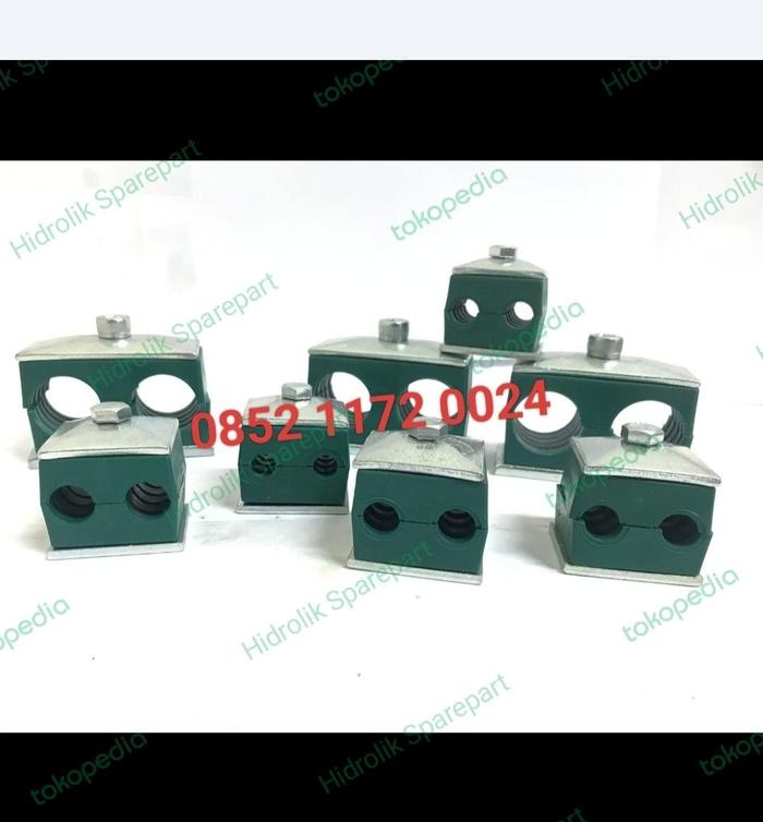 Jual Hidrolik Clamp Pipe Double Hole/Klem Pipa diameter 12,7 mm (Untuk ...