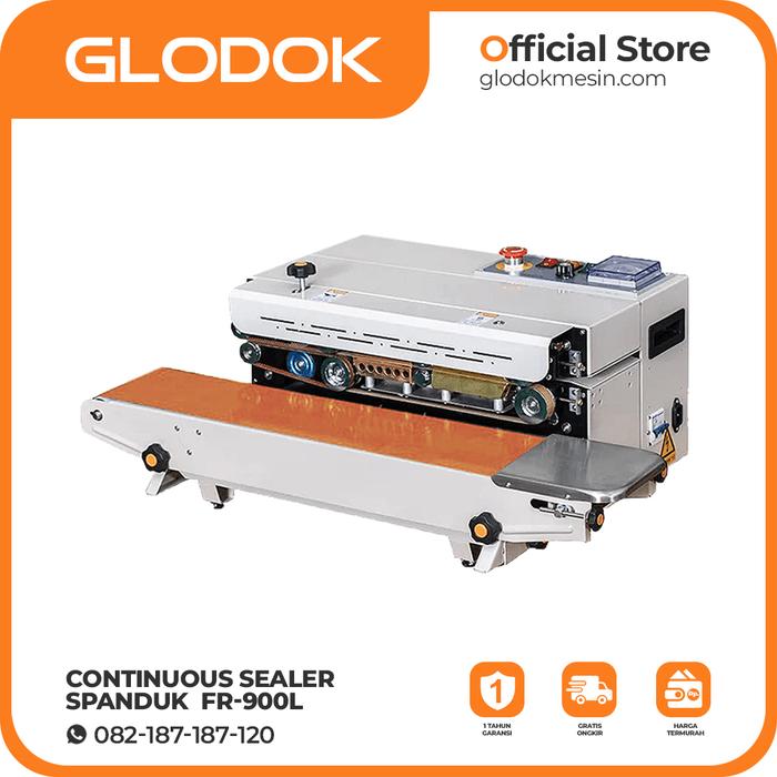 Jual Continuous Band Sealer Besar Atau Sealer Packing Banner Spanduk Baliho HEAVYPACK FR-900L ...