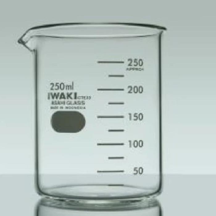 Jual Beaker Glass 5000 ml 5 ltr IWAKI Low Form Gelas kimia gelas piala ...