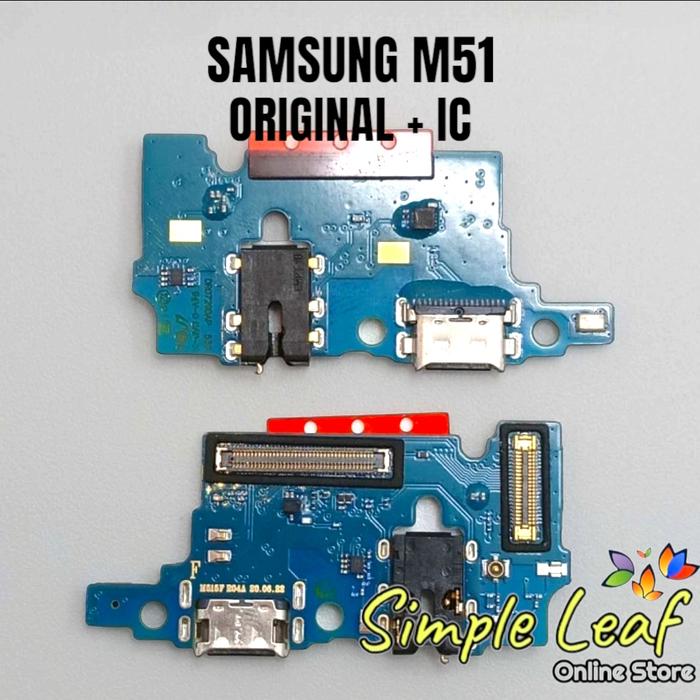 Jual FLEXIBEL FLEXIBLE KONEKTOR CHARGER CON CAS MIC HF TC SAMSUNG M51 ...