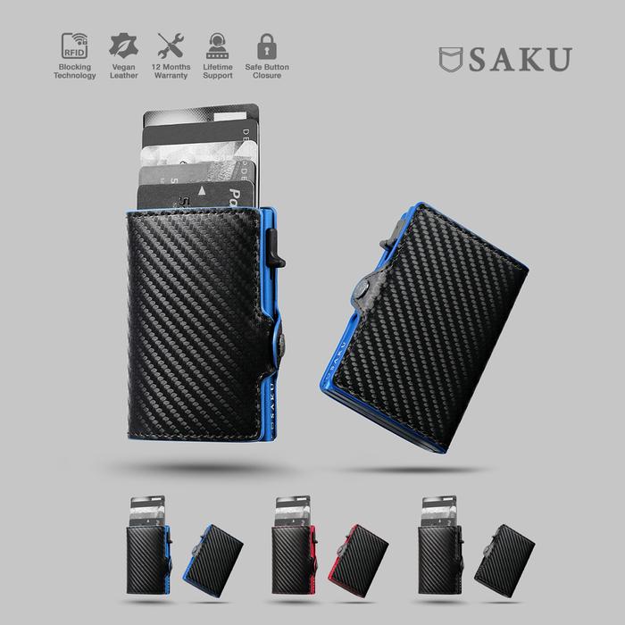 Promo DEFECT SAKU Dompet Kartu Pria Smart Wallet Card Holder RFID ...