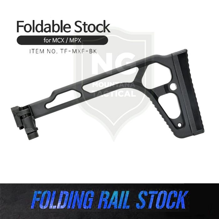 Jual SiG Style Folding Stock For MCX MPX Folding Skeletonize Tactical ...