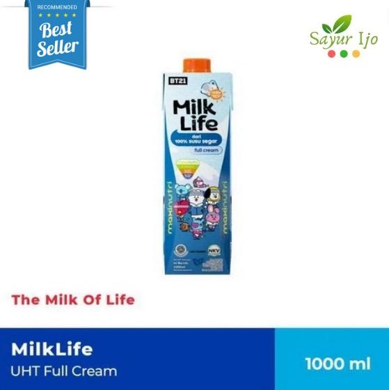 Promo MilkLife Susu UHT Full Cream 1 Liter / Pack Fresh Milk Rasa ...