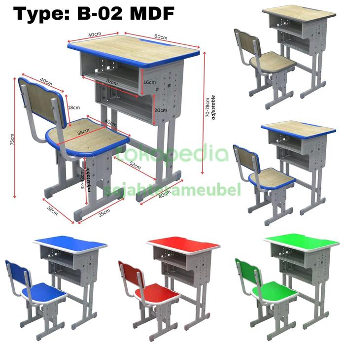 Jual meja sekolah meja belajar bangku sekolah meja bimbel kursi sekolah ...