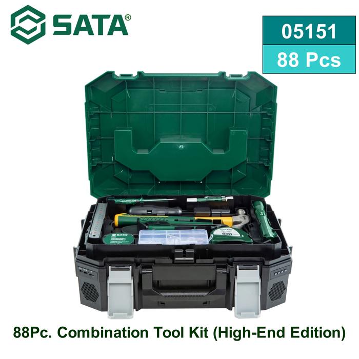Promo Tool Kit Set Sata 05151 - 88 Pcs Combination Tool Kit (High-End ...