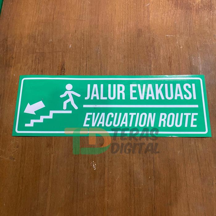 Jual Sticker Printing SIGN Vinyl Ritrama 30x10cm Satuan Stiker Jalur ...