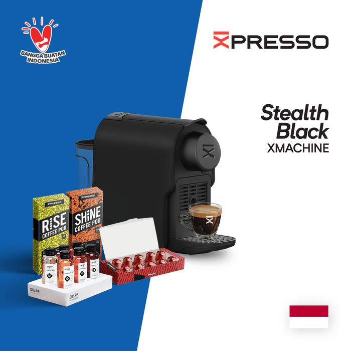 Promo Mesin Kopi Kapsul XT1900CM - XTRAT Coffee Capsule Machine (Hitam ...