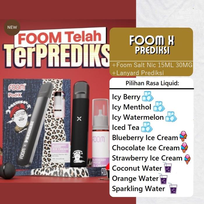 Jual Foom X Pod Kit Prediksi Bundling Absolute Black Device + Lanyard ...