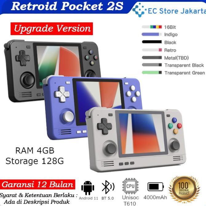 Jual Retroid Pocket 2+ Handheld Retro Gaming Console System Retro ...