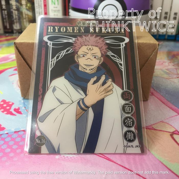 Jual Jujutsu Kaisen Ryomen Sukuna Card Collection - kartu koleksi ...