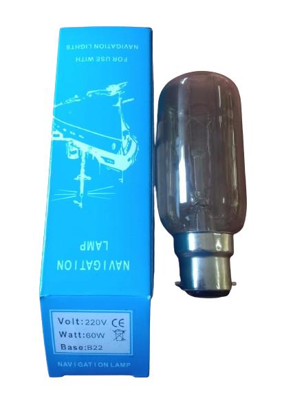 Jual Lampu Bohlam Navigasi Kapal Type B22 60 Watt 220 Volt Navigation ...