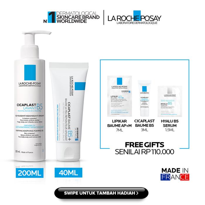 Promo La Roche Posay Cicaplast Repair Skin Barrier Basic Set - Cicaplast Baume B5+ 40ml ...