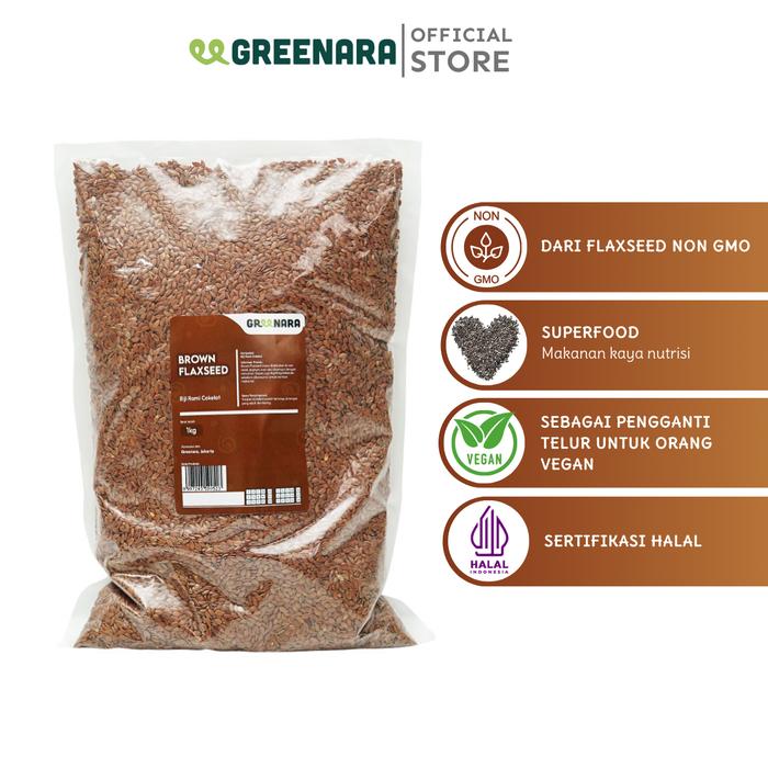Promo Biji Rami Coklat 1kg / Natural Brown Flaxseed - Jakarta Utara ...