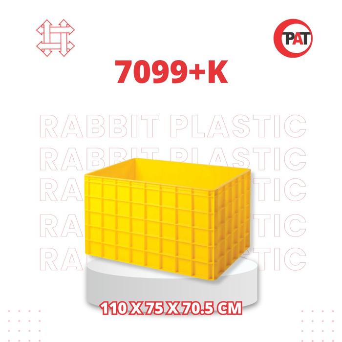 Jual Rabbit Container Plastik Rapat dengan Kaki Pallet 7099+K - Kab ...
